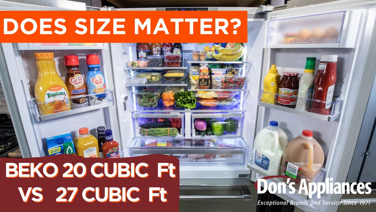 Beko 20 Cubic ft. Refrigerator vs 27 Cubic ft Refrigerator I Does Size ...