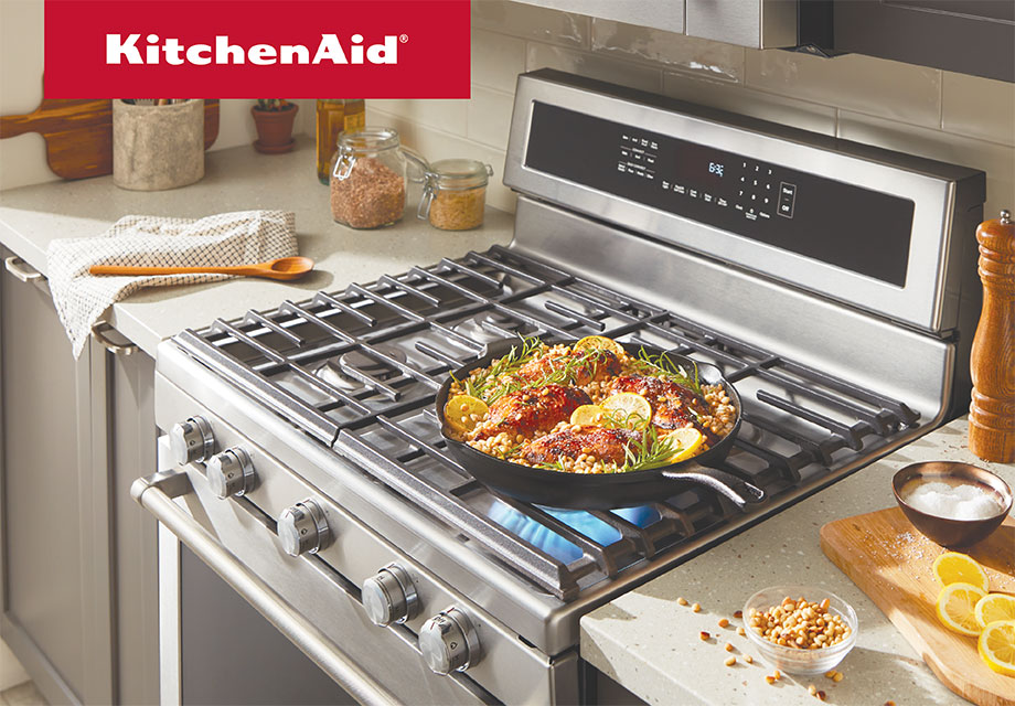 Top-Rated Appliance: KitchenAid KFGG500ESS Gas Range | Grand Appliance ...