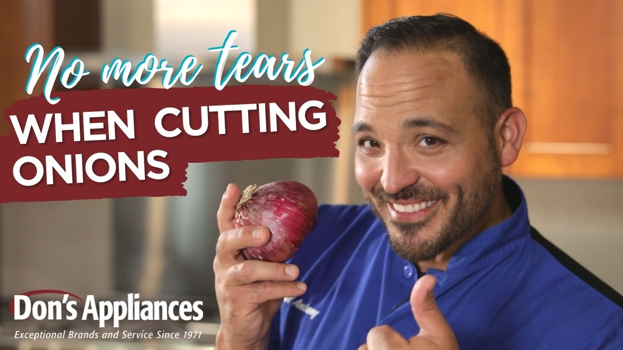 How to Cut an Onion | WITHOUT Crying!| Don's Appliances | Pittsburgh, PA