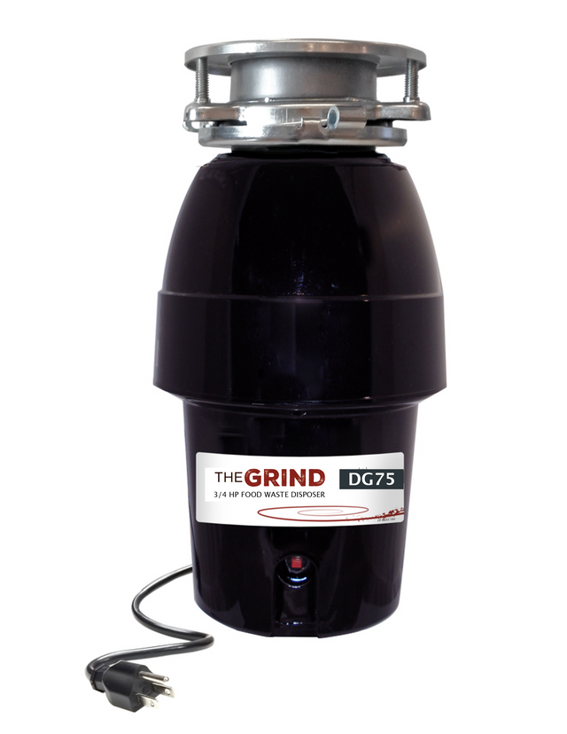 The Grind 3/4 Horse Power Garbage Disposal-DG75 Appliance Financing ...